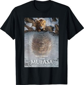 Disney Mufasa: The Lion King the Official Movie Poster Art T-Shirt