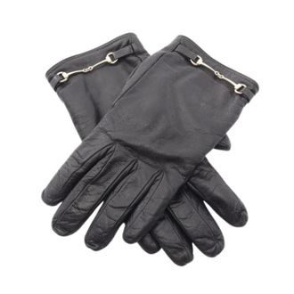 Gucci Pre-owned Warm Gloves - - Pre-owned - Damen - Schwarzk - ONE SIZE