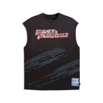 Puma x FAST & FURIOUS Cut-Off T-Shirt Relaxed Herren, Accessoires, Schwarz, XXL