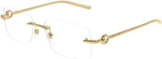 Gucci Stylische Brille Gg1703O-003 - - Accessories - unisex - Gelb - ONE SIZE