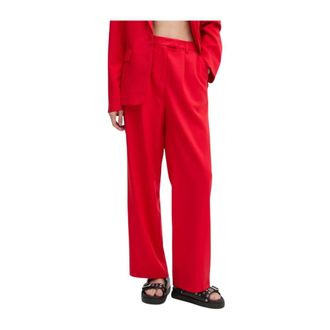 Never Fully Dressed Arden Pantalons - Femme - Pantalons - Rouge - Taille: 36 FR