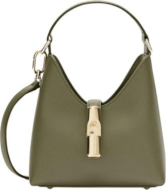 Furla Femme, Sacs, Vert, Taille: ONE Size Iride Mini Hobo