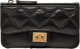 Chanel Porte-cartes vintage Pre-owned - Femme - Pre-owned - Noir - Taille: ONE Size