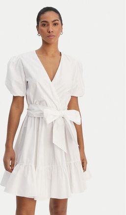 Fracomina Coctailkleid FY26SD1037W40001 Wei&szlig; Regular Fit