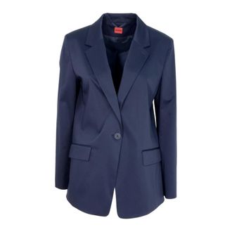 HUGO BOSS Blaue Baumwollblazer Modell Afede - - Jackets - Herren - Blau - XS