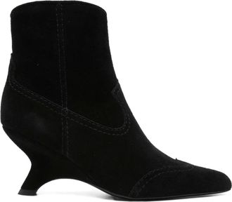 SIMKHAI bottines Shadow à bout pointu - Noir
