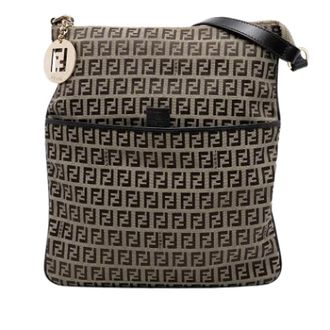 Fendi Pre-owned Canvas Umh&auml;ngetasche - - Pre-owned - Damen - Braun - ONE SIZE