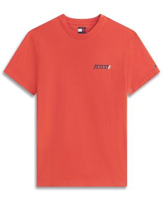 Tommy Hilfiger T-Shirt aus Baumwolle mit beidseitigem Print, Regular Fit in