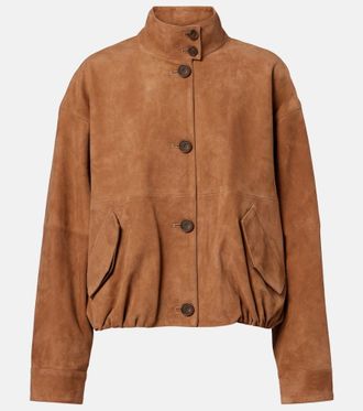 SIMKHAI Jacke Marley aus Veloursleder