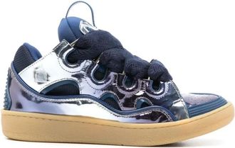 Lanvin Low-Top Sneaker - Cornflower And Navy Blue Metallic Sneakers - Gr. 36 (EU) - in Braun - f&uuml;r Damen