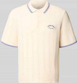 Jack & Jones Regular Fit Poloshirt in Strick-Optik Modell Menton