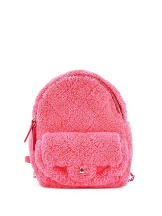 Chanel Coco Beach Quilted Terry Cloth Small backpack - Rose