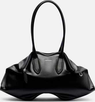 Alexander McQueen Tote Bag Manta Medium aus Leder
