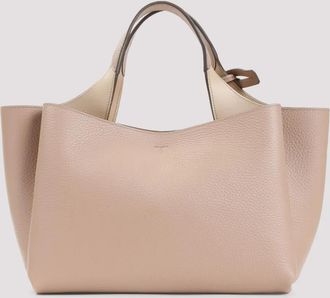 Tod's Tods Hobo Bags - Structured Leather Shoulder Bag - Gr. unisize - in Beige - f&uuml;r Damen