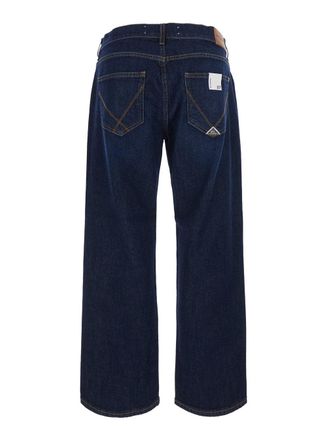 Roy Rogers Wide-Leg Denim Jeans - Blue