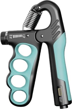 Generic Hand Grip Strengthener Finger Handgrip Wrist Squeezer Exerciser Tool Arm Wrist Forearm Trainer with Counter Ergonomic Hand Gripper 5-150KG Resistance 