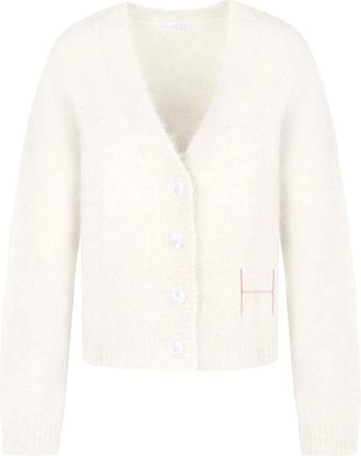 H&eacute;st H&eacute;st, Femme, Pulls, Blanc, Taille: 36 FR Pernille Short Cardigan