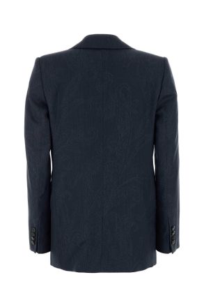 Etro Womens Blue Wool Blazer B0112 Giacche E Gilet Jacket