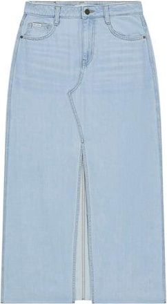 Guess Jupe en denim de coton m&eacute;lang&eacute;