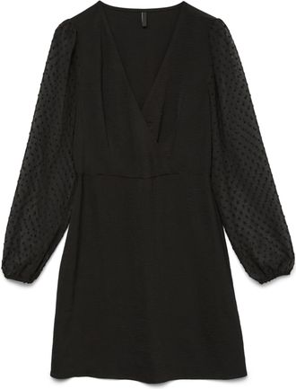 Vero Moda Vmclaire Ls Short Dress Exp