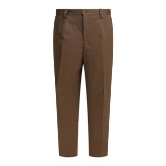 BRIGLIA 1949 Braune Baumwollhose Aw25 - - Trousers - Herren - Braun - M