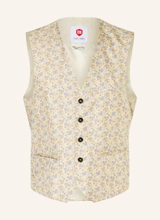 CG - Club of Gents Cg - Club Of Gents Anzugweste Cg Plum Slim Fit blau