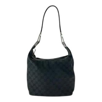Gucci Pre-owned Canvas Schultertasche - - Pre-owned - Damen - Schwarzk - ONE SIZE