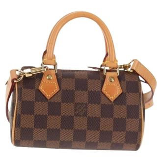 Louis Vuitton Sac main mini Pre-owned - Femme - Pre-owned - Brun - Taille: ONE Size