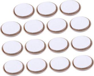 DOITOOL 15 Stück Teiliges Selbstklebend Rund rutschfeste Stuhlbein schoner für Holzfußböden Geräuschreduzierend Vielseitig für Stühle Tische Schränke und Hock