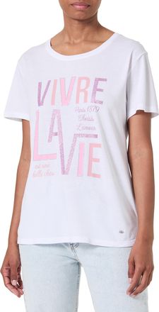 Key Largo Damen WT LA Vie Round T-Shirt, White (1000), XX-Large