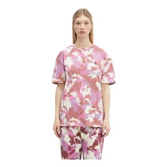 A Bathing Ape Map Camo Oversized Tee - - Tops - Damen - Mehrfarbig - M