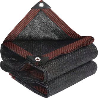 Generic Sonnenschutztuch 1x2m, Gartenschattennetz, Sonnenschutzgewebe für Pflanzen, Gewächshaus-Abdeckstoff, Netzplane, Sonnenschutznetz mit Ösen, für Blumen,