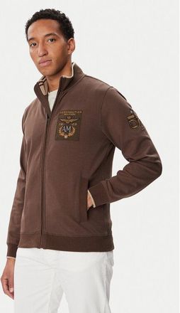 Aeronautica Aeronautica Militare Sweatshirt 262FE2136UF00662 Braun Regular Fit