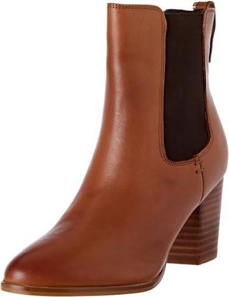 Les Tropeziennes Femme MELUZINE Botte Tendance, Camel, 36 EU
