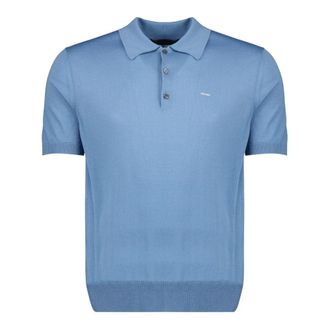 Prada Woll-Polohemd - - Tops - Herren - Blau - XL