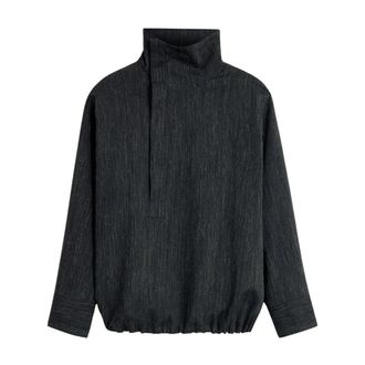 SOEUR Lutece Asymmetrisches Smock-Oberteil - - Tops - Damen - Grau - 2XS