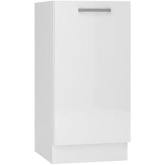PEGANE Meuble bas de cuisine avec 1 porte coloris blanc - longueur 40 x profondeur 44,60 x hauteur 82 cm