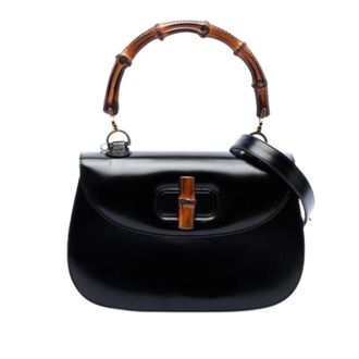 Gucci Sac &agrave; main Bamboo Night Pre-owned - Femme - Pre-owned - Noir - Taille: ONE Size