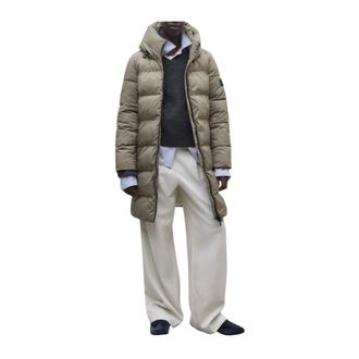 Ecoalf Ecoalf - Manlie Jacket - Femme - Manteaux - Beige - Taille: 38 FR