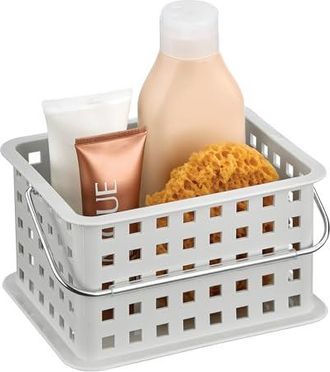 InterDesign iDesign 61226EU Kunststoff-Ablagekorb f&uuml;r K&uuml;che, Bad, B&uuml;ro, Schrank, hellgrau