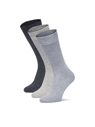 Gino Rossi Lange Socken CEO_AS_GR_01_W_AW26 (3-PACK). Grau