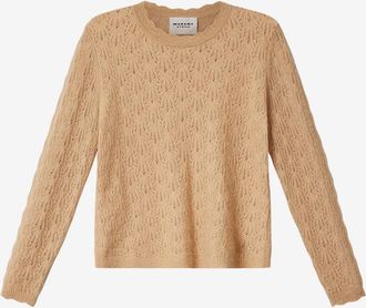 Isabel Marant Pull Obeline En Alpaga - Femme - Camel - Taille34 - Marant &Eacute;toile