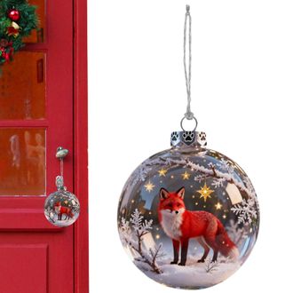 Generico Kugel: Weihnachtsballons mit detailliertem Tier-Design, langlebige h&auml;ngende Details, f&uuml;r saisonale Feiertage, vielseitig einsetzbar f&uuml;r B&uuml;rodekoration