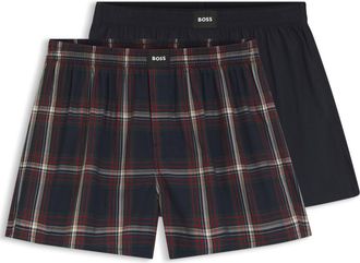 HUGO BOSS 2er-Pack Boxershorts aus Baumwolle in