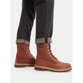Timberland Schn&uuml;rschuhe Timberland Premium 8-Inch Waterproof TB0A43MXEM41 Braun