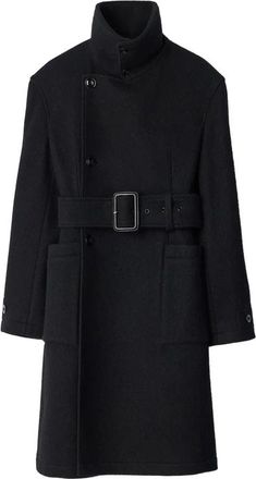 Christophe Lemaire Femme, Manteaux, Noir, Taille: 36 FR Manteau portefeuille ajust&eacute;