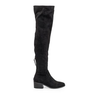 Steve Madden Schwarze Samt Hohe Absatzstiefel - - Shoes - Damen - Schwarzk - 39 EU