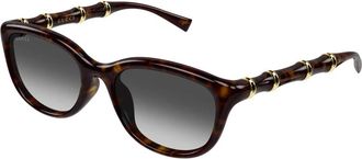 Gucci Rechteckige Sonnenbrille - - Accessories - unisex - Mehrfarbig - 54 MM