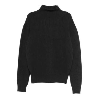 Rick Owens High Neck Wollpullover - - Knitwear - Herren - Schwarzk - L