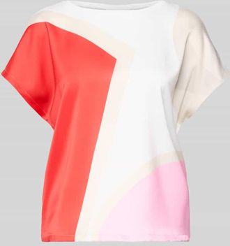 s.Oliver Black Label Regular Fit T-Shirt mit Allover-Muster